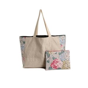 Bags | Floral Tote Bag With Matching Pouch | Poshmark